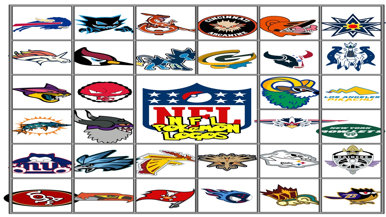 Logos Da Equipe Da NFL Maravilhosamente Reimaginados Como Pokémon Por ...
