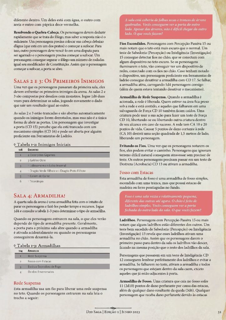 D20 Culture BR Lança Sua Nova Revista Digital 'D20 Saga' Repleta De ...